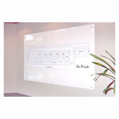 Acrylic Perspex Signs on White Acrylic - Just Click Printing Company, Poole