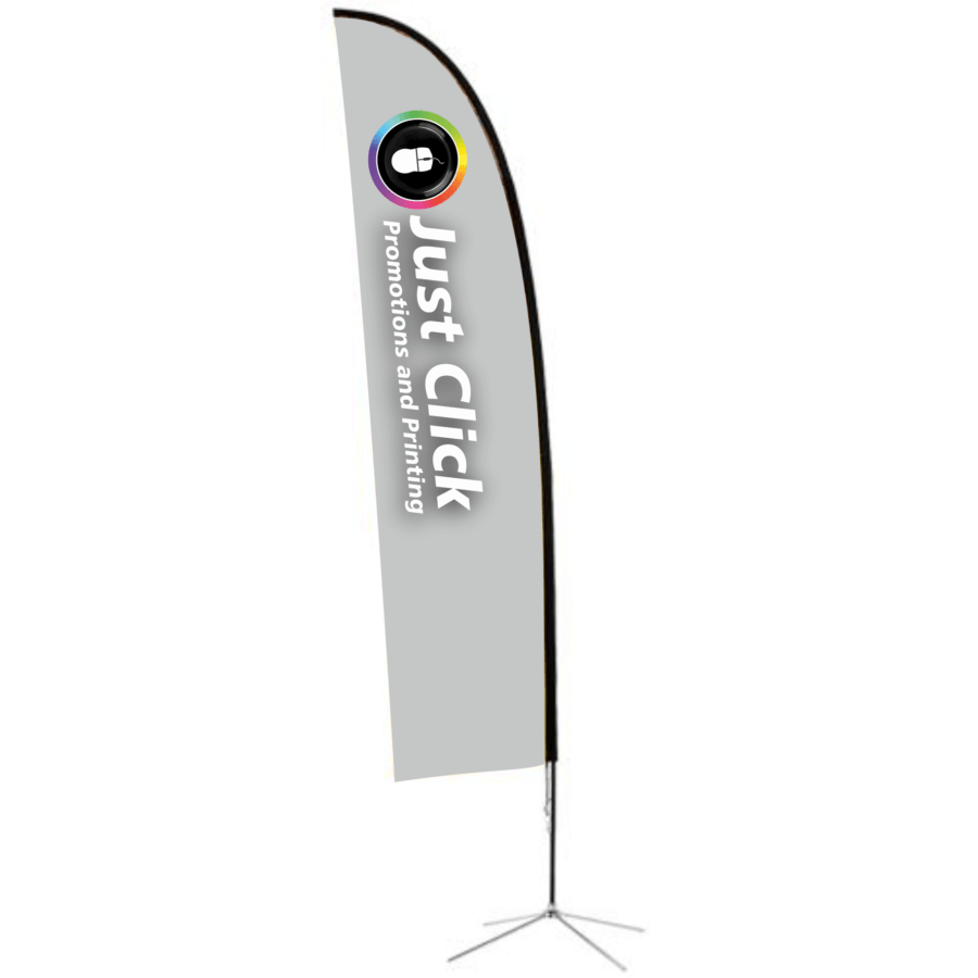 Custom Printed Fin Flag - Just Click Printing Company, Poole