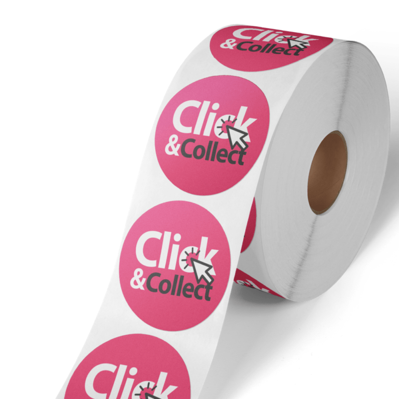Custom Size and Shape Labels on Roll - Just Click Printing Company, Poole